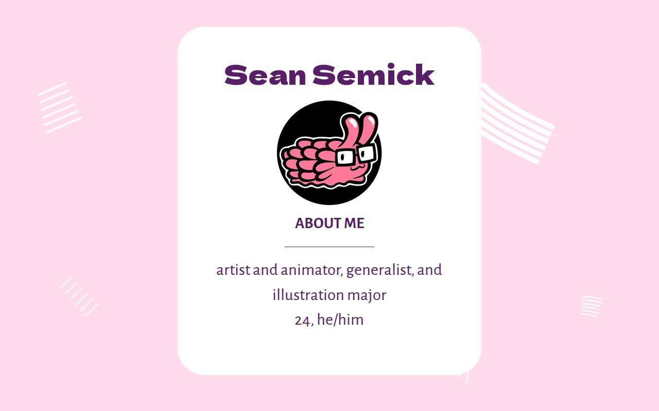 Sean's Carrd